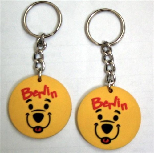 pvc key chain key ring